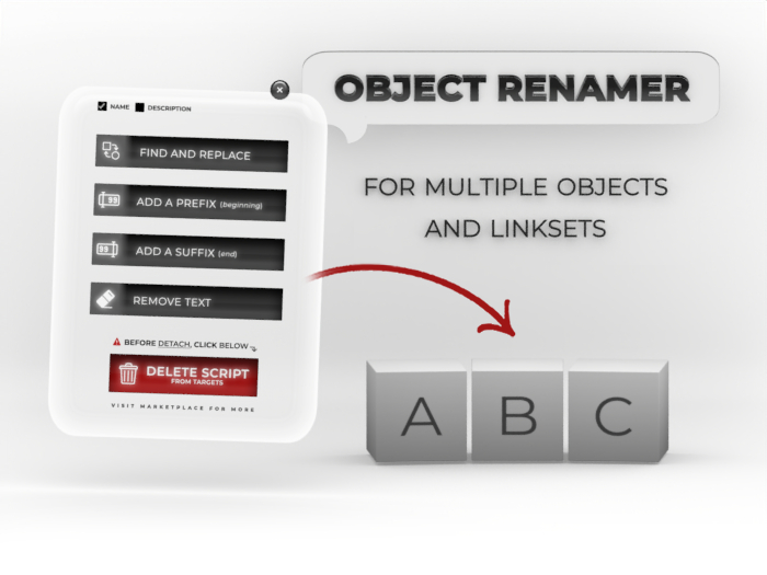 Second Life Marketplace - Bulk Object Renamer
